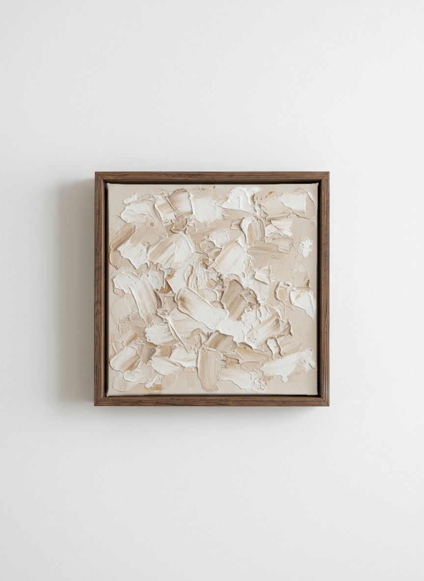 1 5/8" Depth Coffee Oak Floater Frame | Espresso Canvas Frame – Florida ...