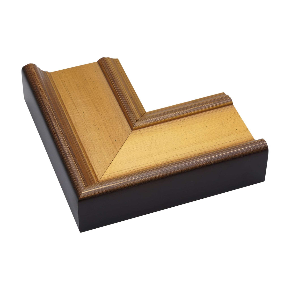 3 3/8" Gold and Brown Plein Air Picture Frame | Florida Frames